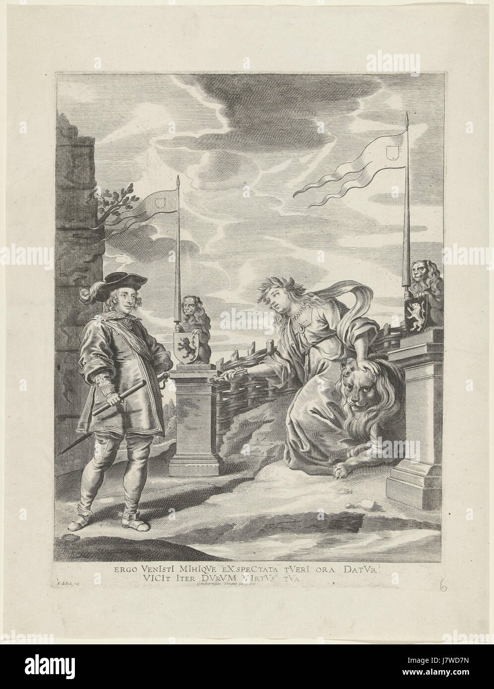 The work depicts the historical event where Ferdinand receives the keys ...
