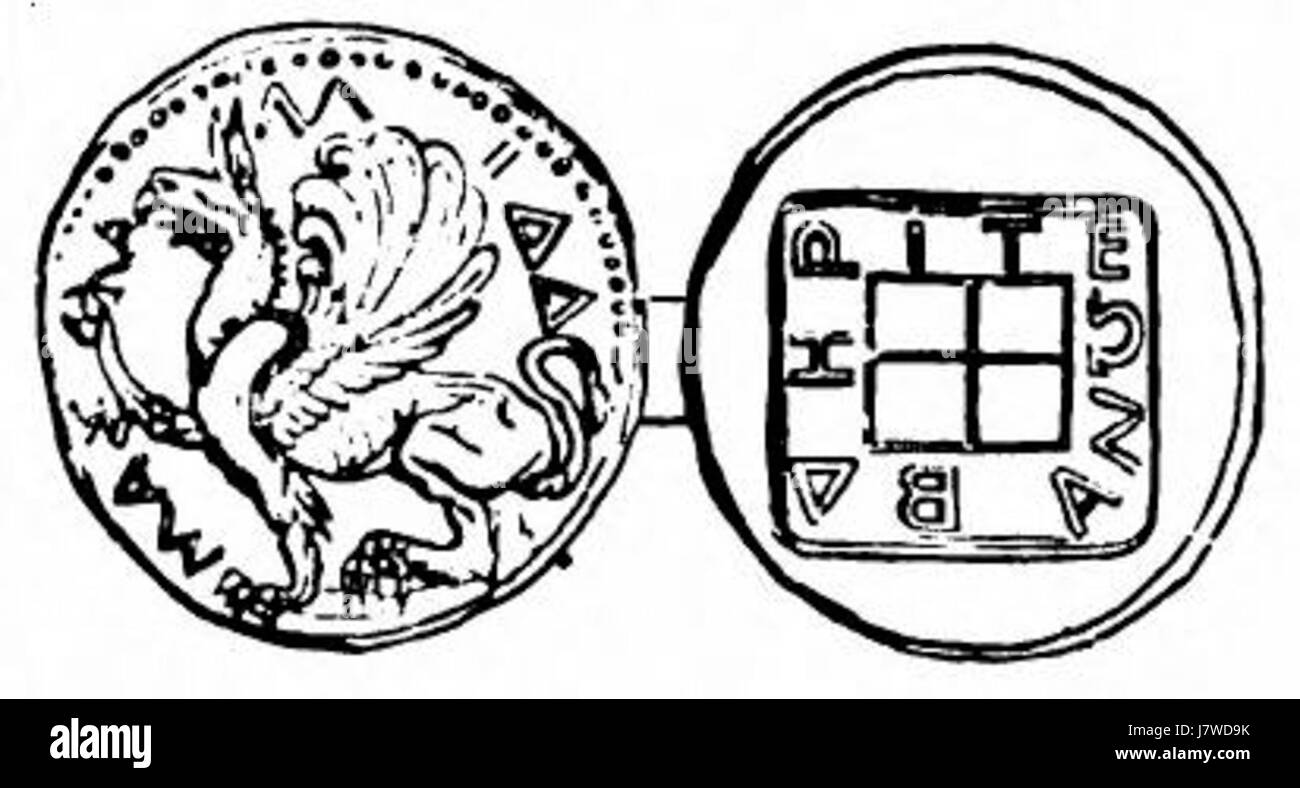 The coin of Abdera, cataloged under DGRG, is an ancient coin from the ...