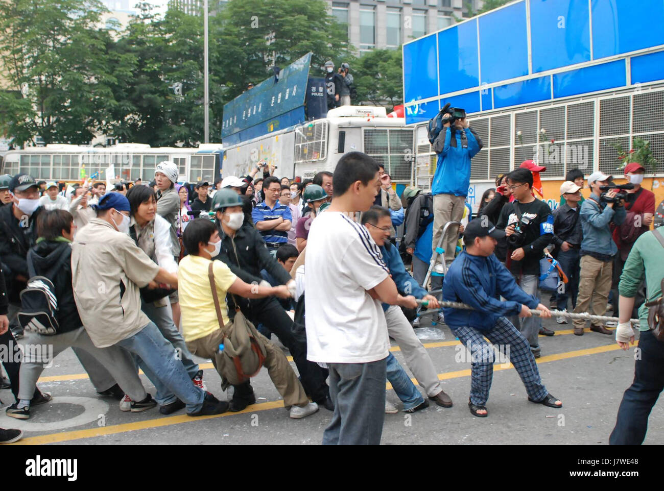 The 2008 Anti-US Beef Riots in South Korea were a significant protest ...