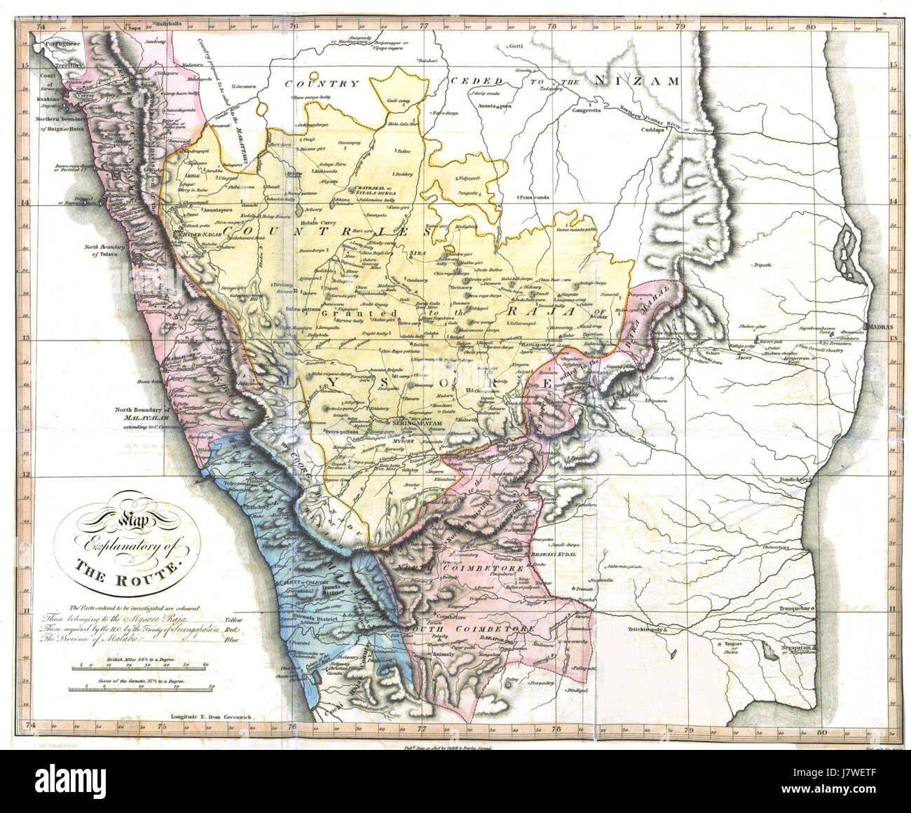 The Buchanan Journey map is a historical map used to illustrate the ...