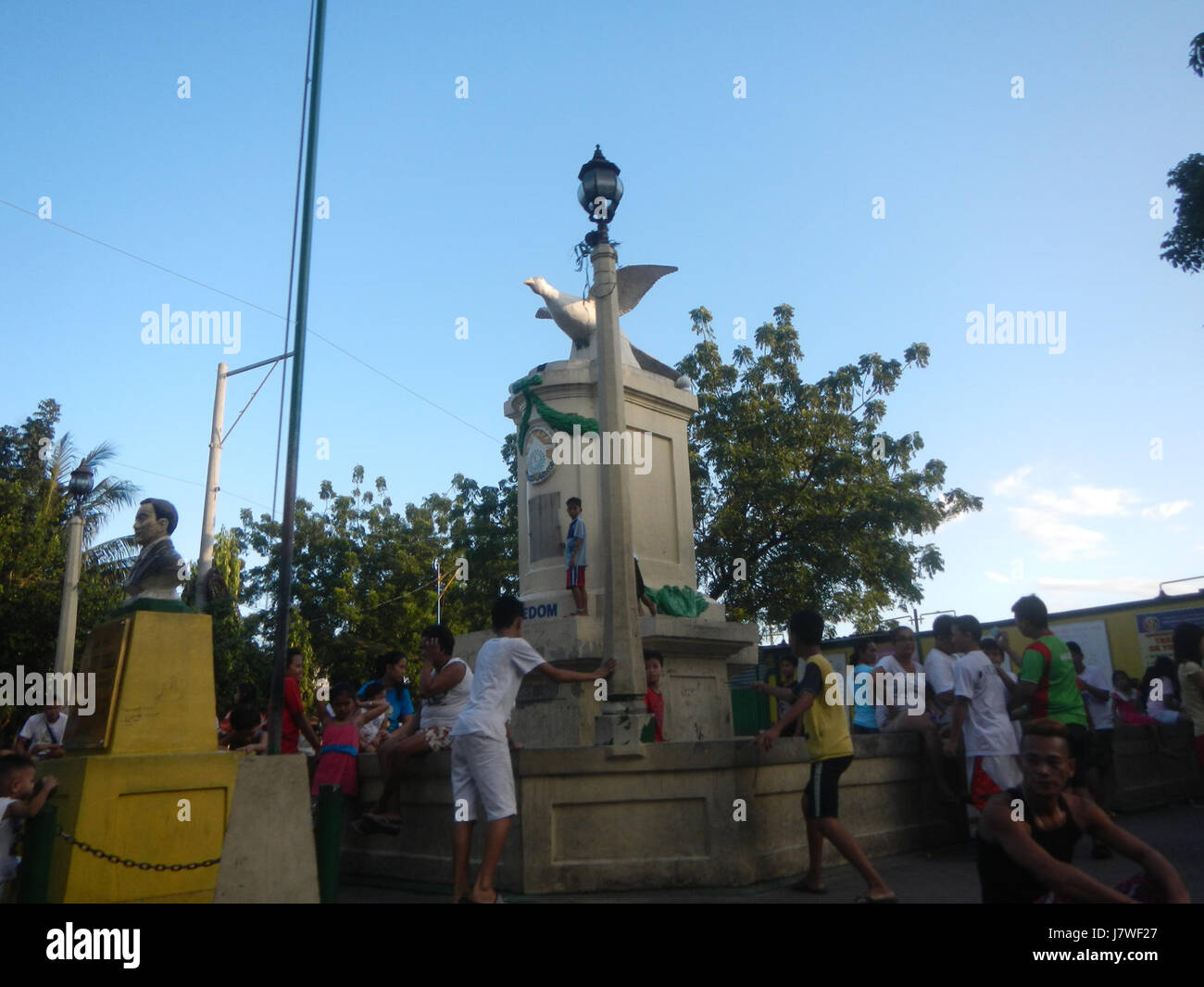 This image captures a view of the Barangays along Boni Avenue in ...
