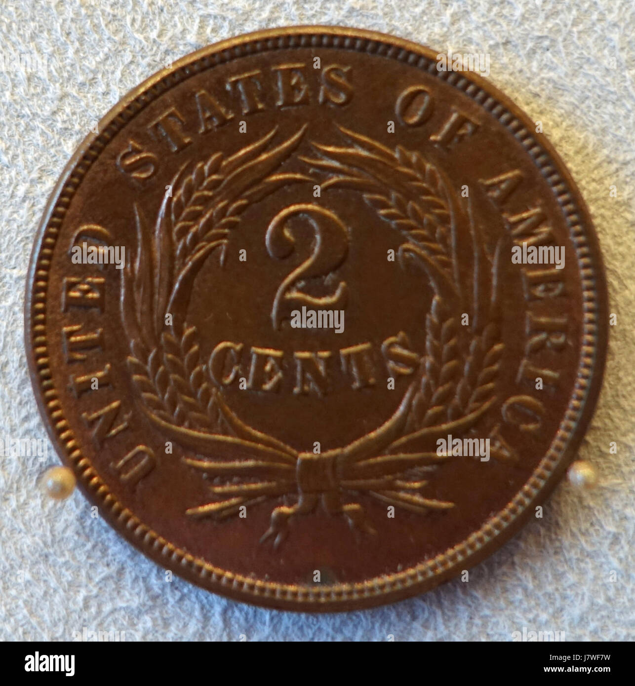 This image depicts the United States' 1869 2-cent postage stamp, a ...