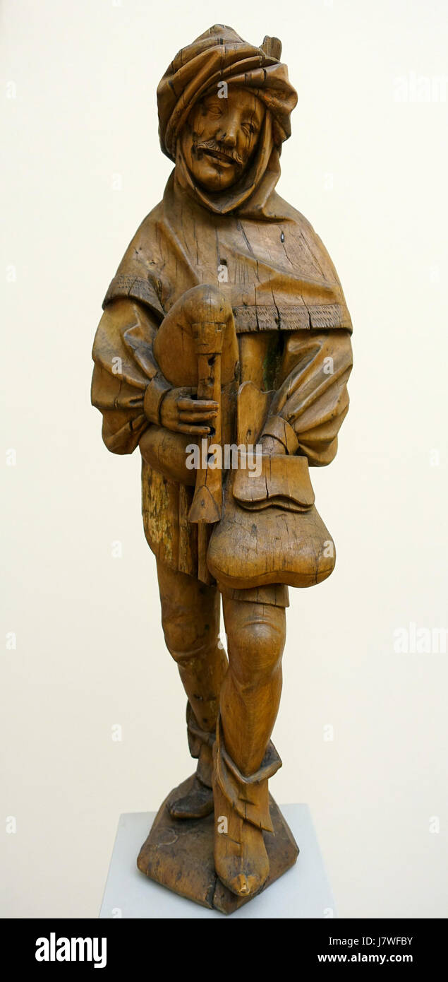 This title refers to a representation of a bagpipe player from Nurnberg ...