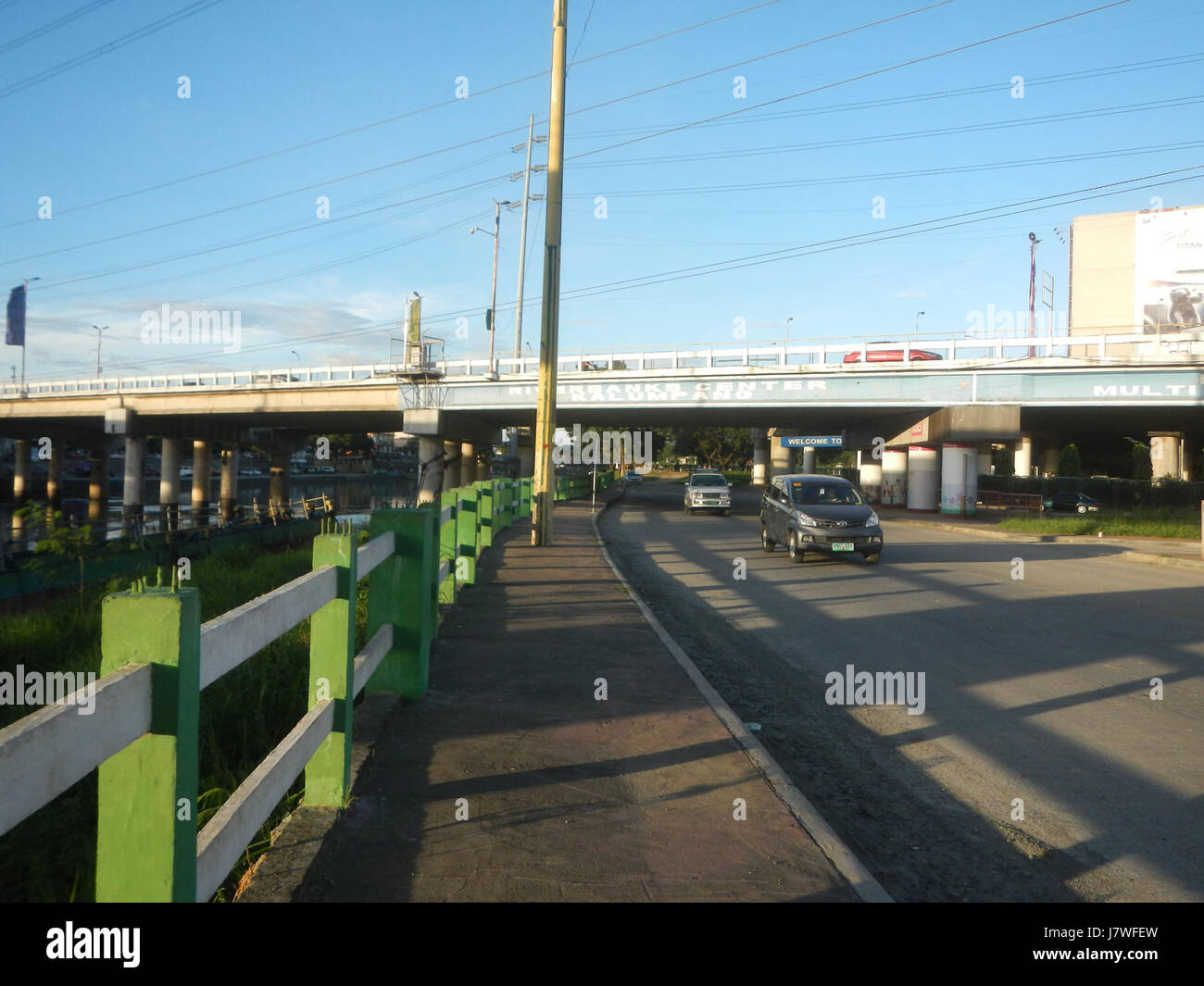 0989 SM City Marikina Flyover Marcos Bridge Highway River LRT Line 6 ...