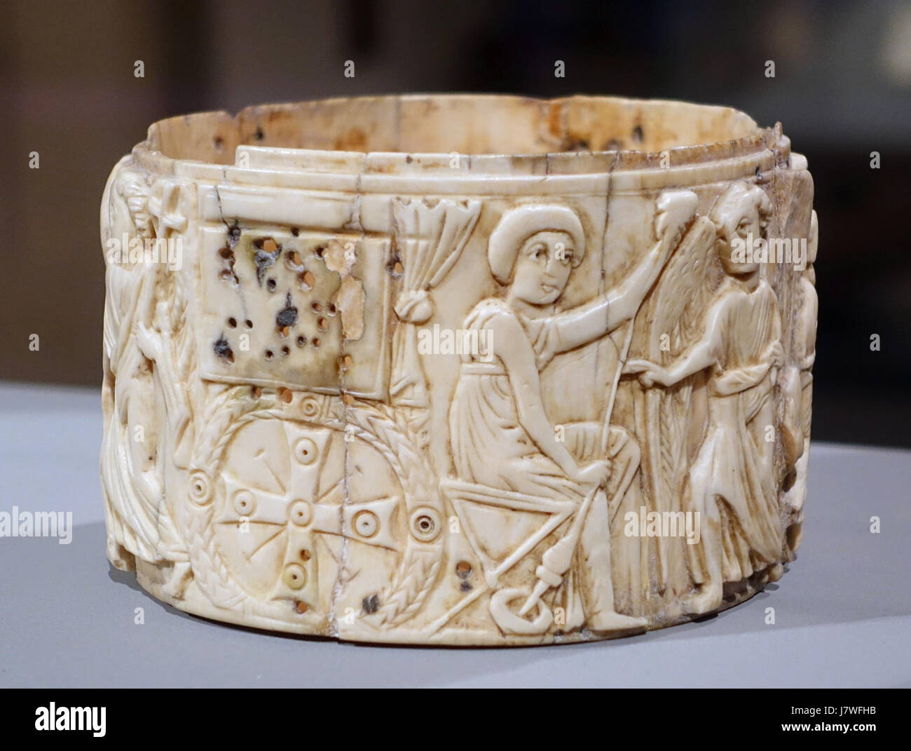 A pyxis box from the Eastern Roman Empire, dating from the late 400s to ...