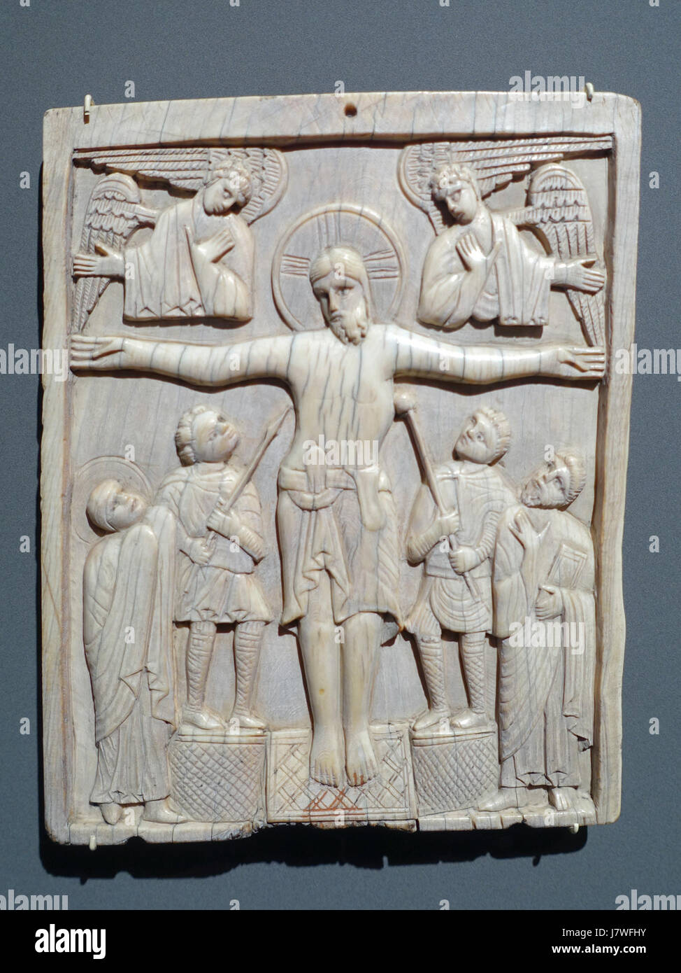Crucifixion ivory 11th century museum hi-res stock photography and images - Alamy