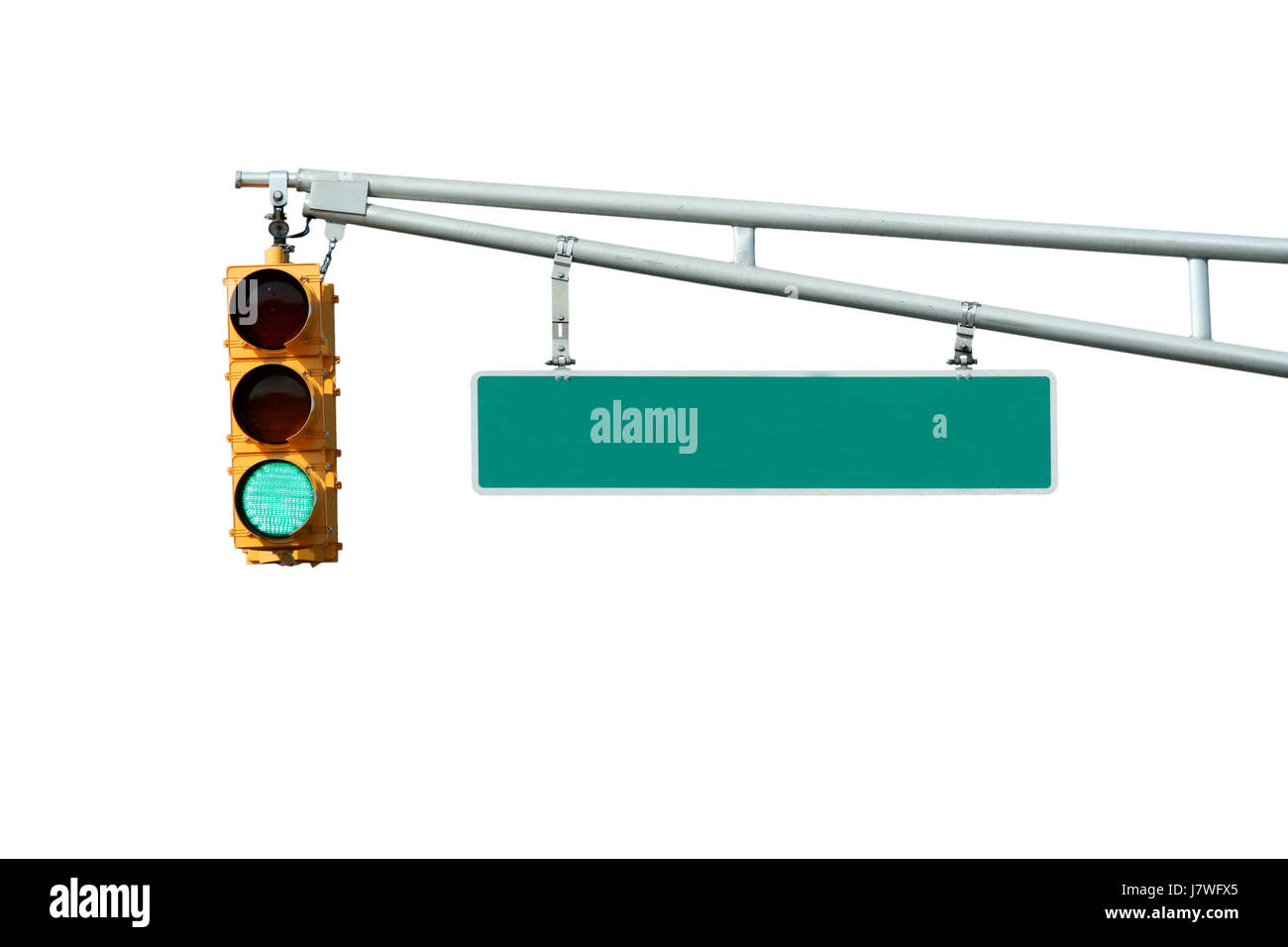 sign signal closeup traffic transportation green pole stop hanging lamp ...