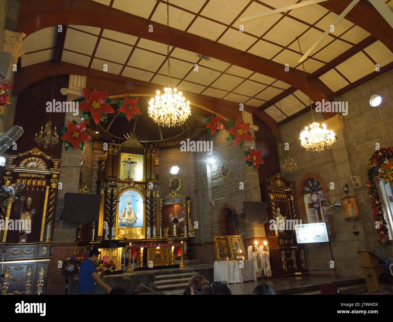 09918 Interior of the Our Lady of the Rosary Church Makinabang Baliuag ...