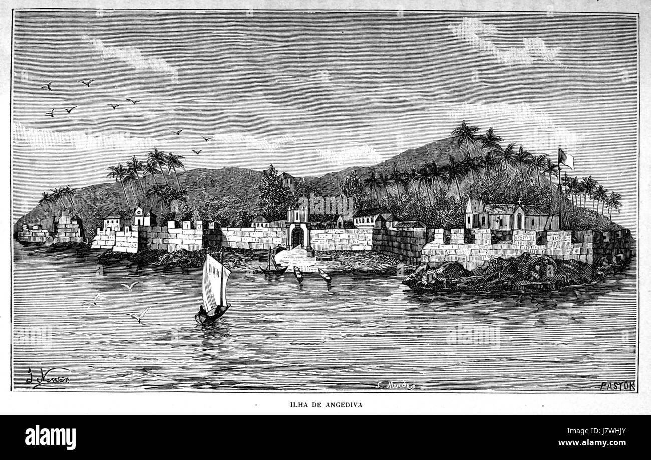 Angediva Island is a small, uninhabited island off the coast of India ...