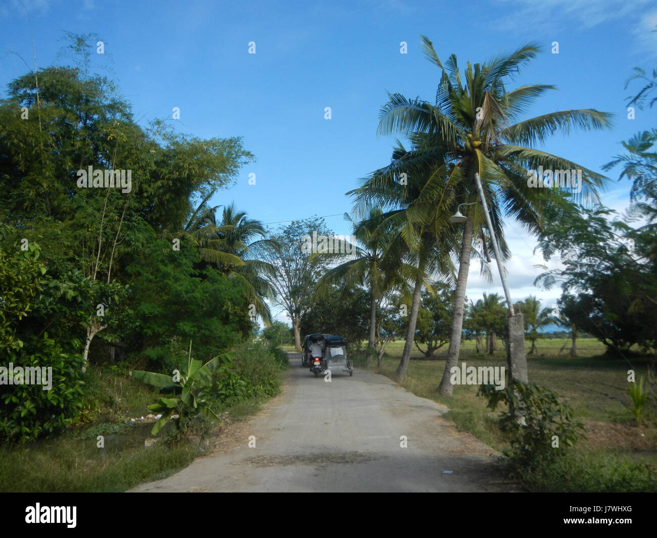 This image shows the agricultural landscape in Sitio Pinagpala ...