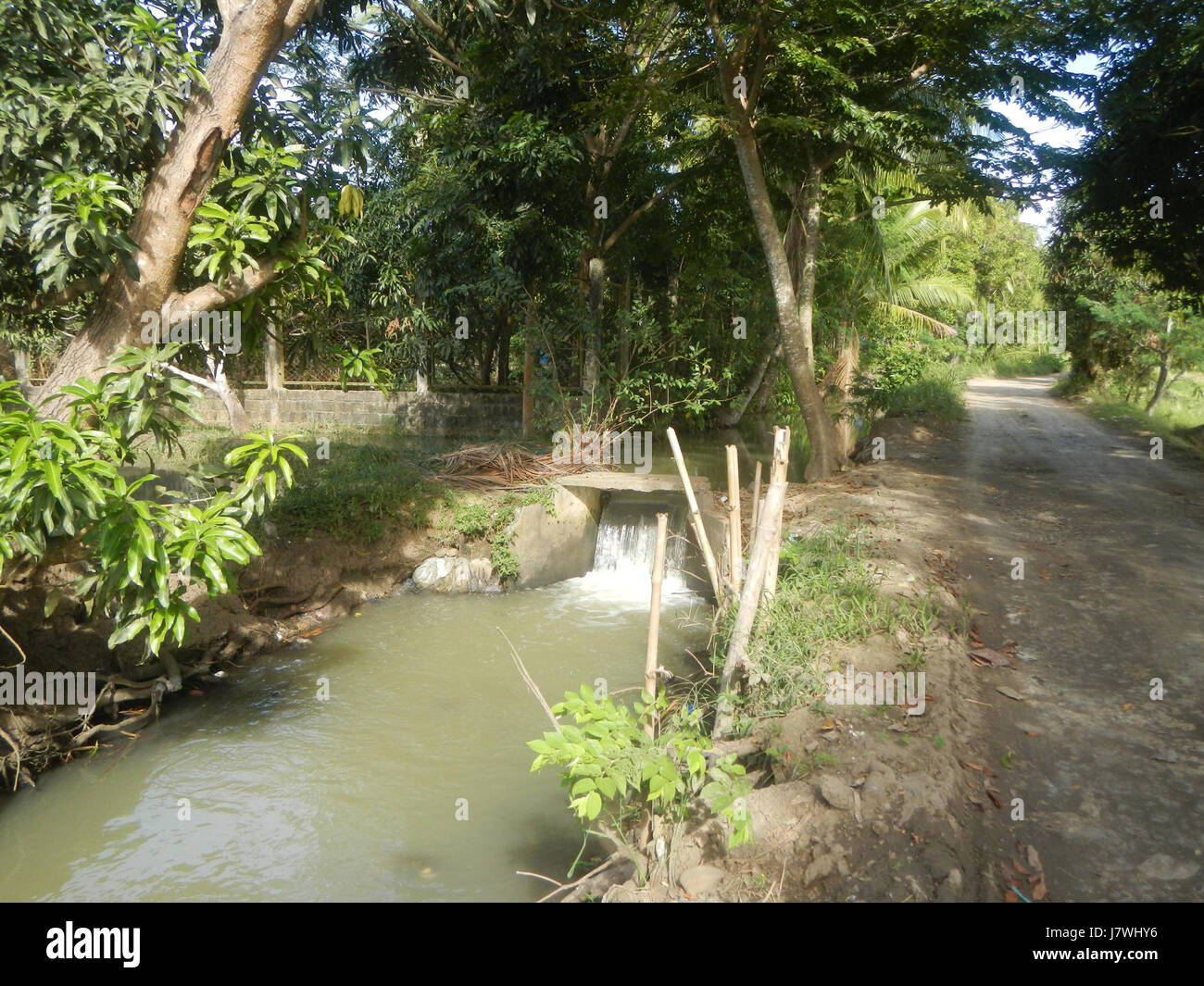 This image shows the rural landscape of Sitio Pinagpala Extension in ...