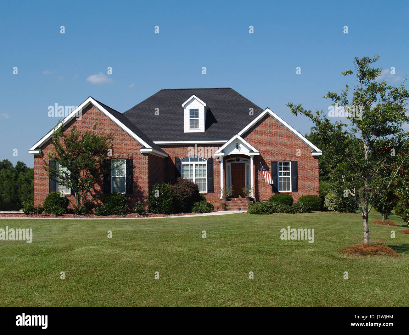 house building small tiny little short outside brick home exterior ...