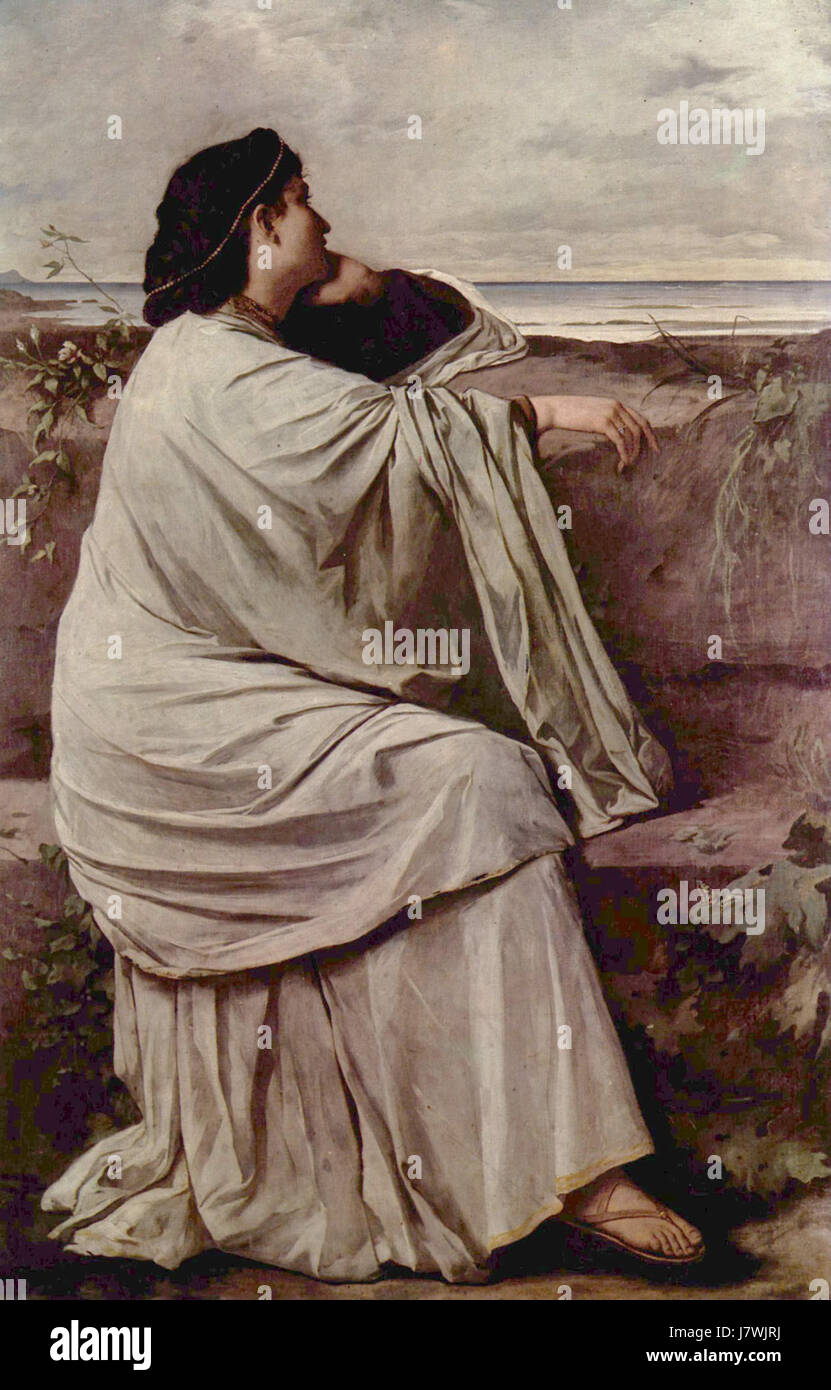 Anselm Feuerbach's painting 'Iphigenie' (1871), displayed in the ...