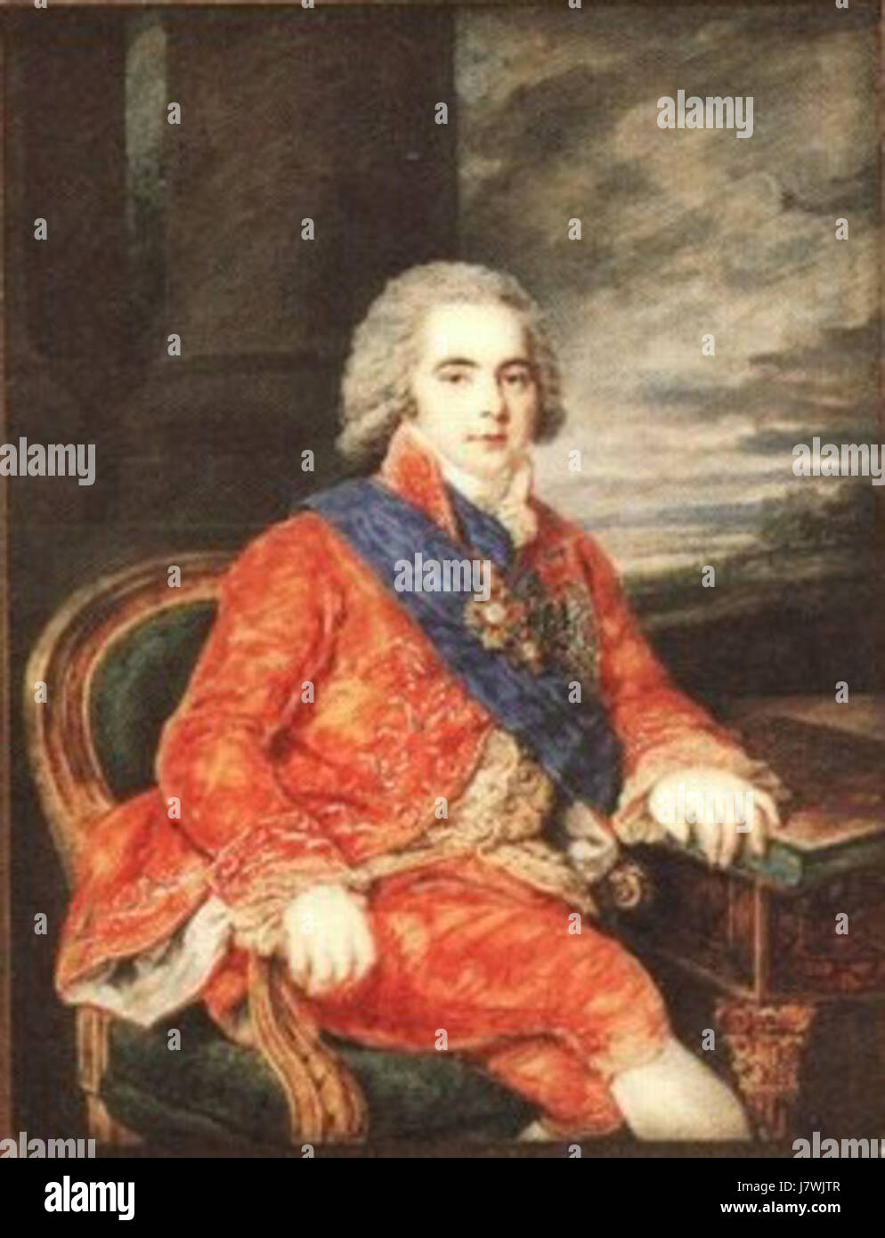 The portrait of Alexey Kurakin by Ritt is a historical depiction of the ...