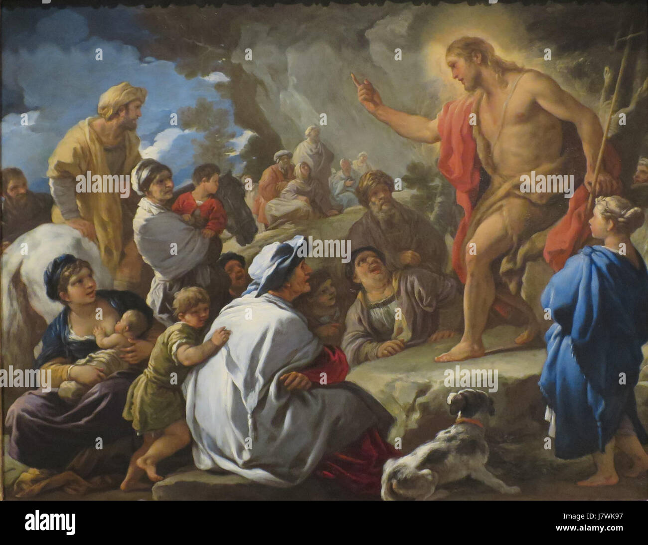 Saint john the baptist preaching hi-res stock photography and images ...
