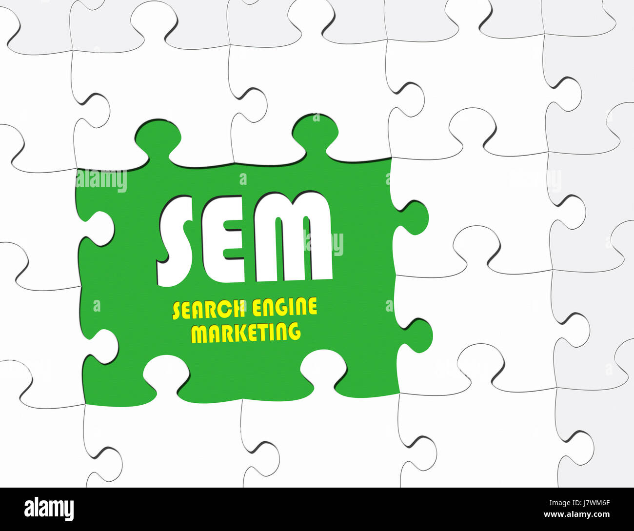 sem - search engine marketing Stock Photo - Alamy