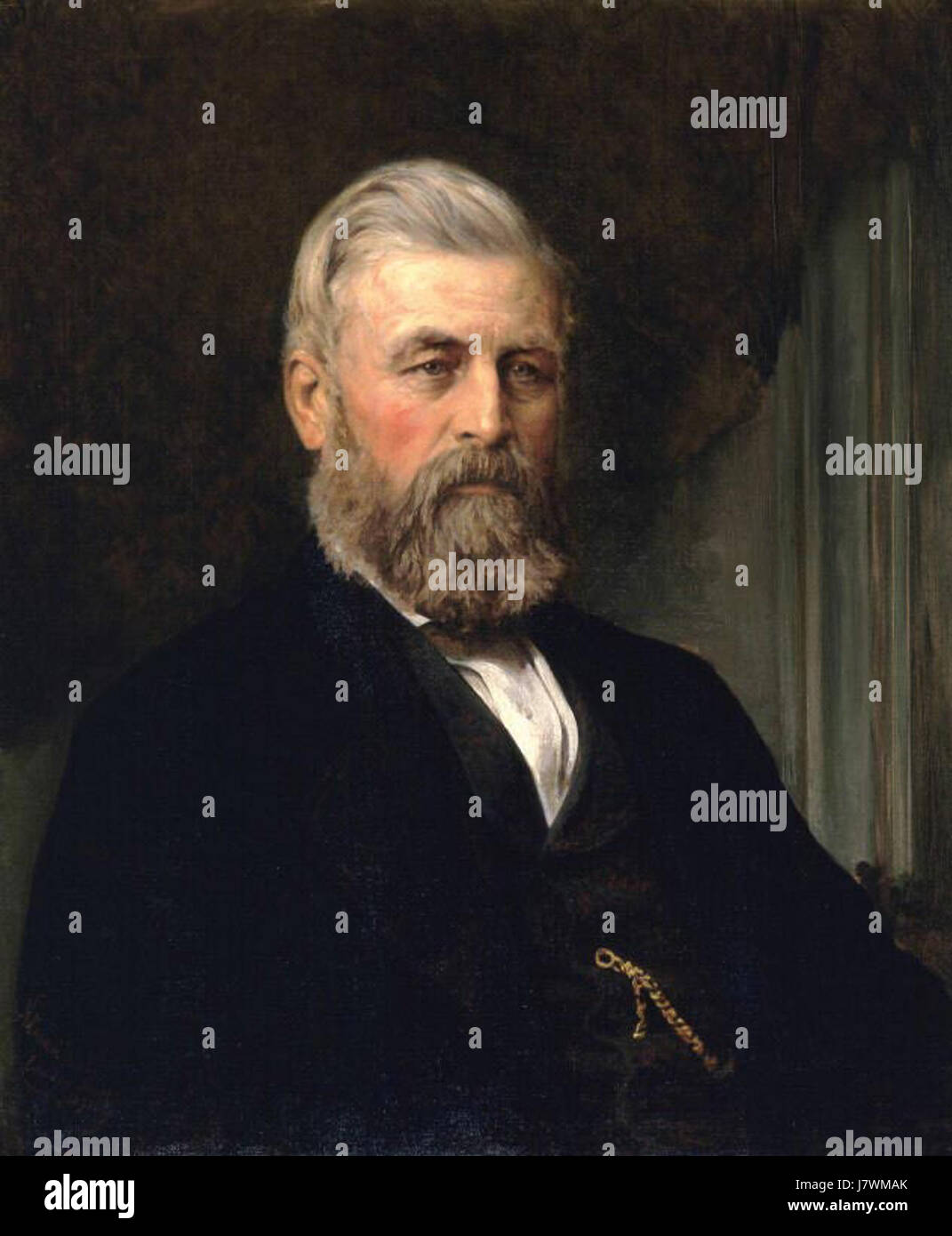 This painting of Alexander Gibson, created by Edward Sharpe, represents ...