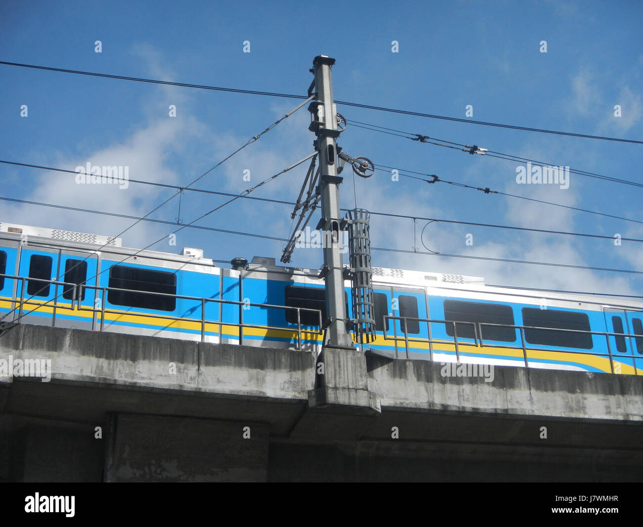 09967 North Avenue MRT Station EDSA Metro Rail Transit Line 12 LRVs ...