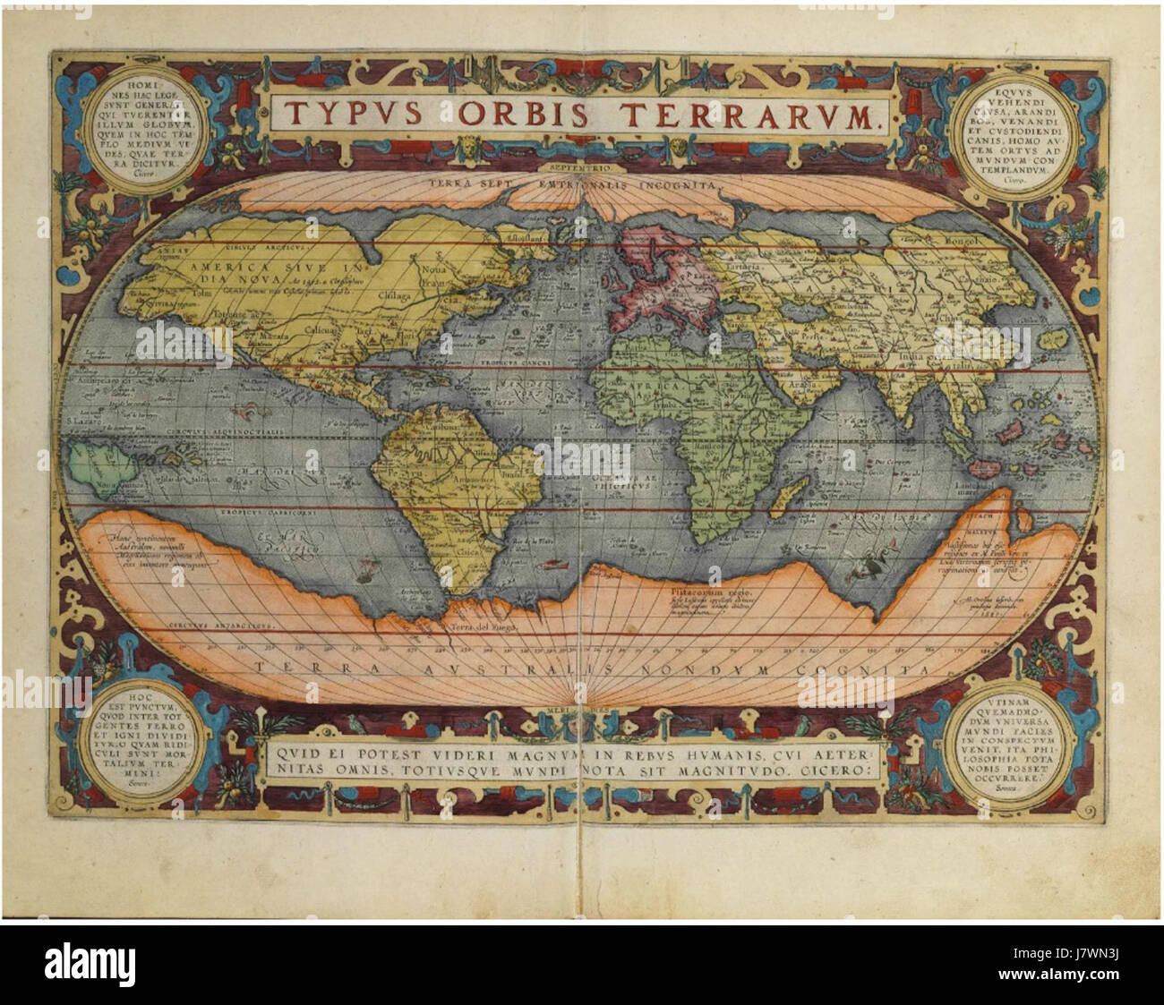 Abraham ortelius theatrum orbis hi-res stock photography and images - Alamy