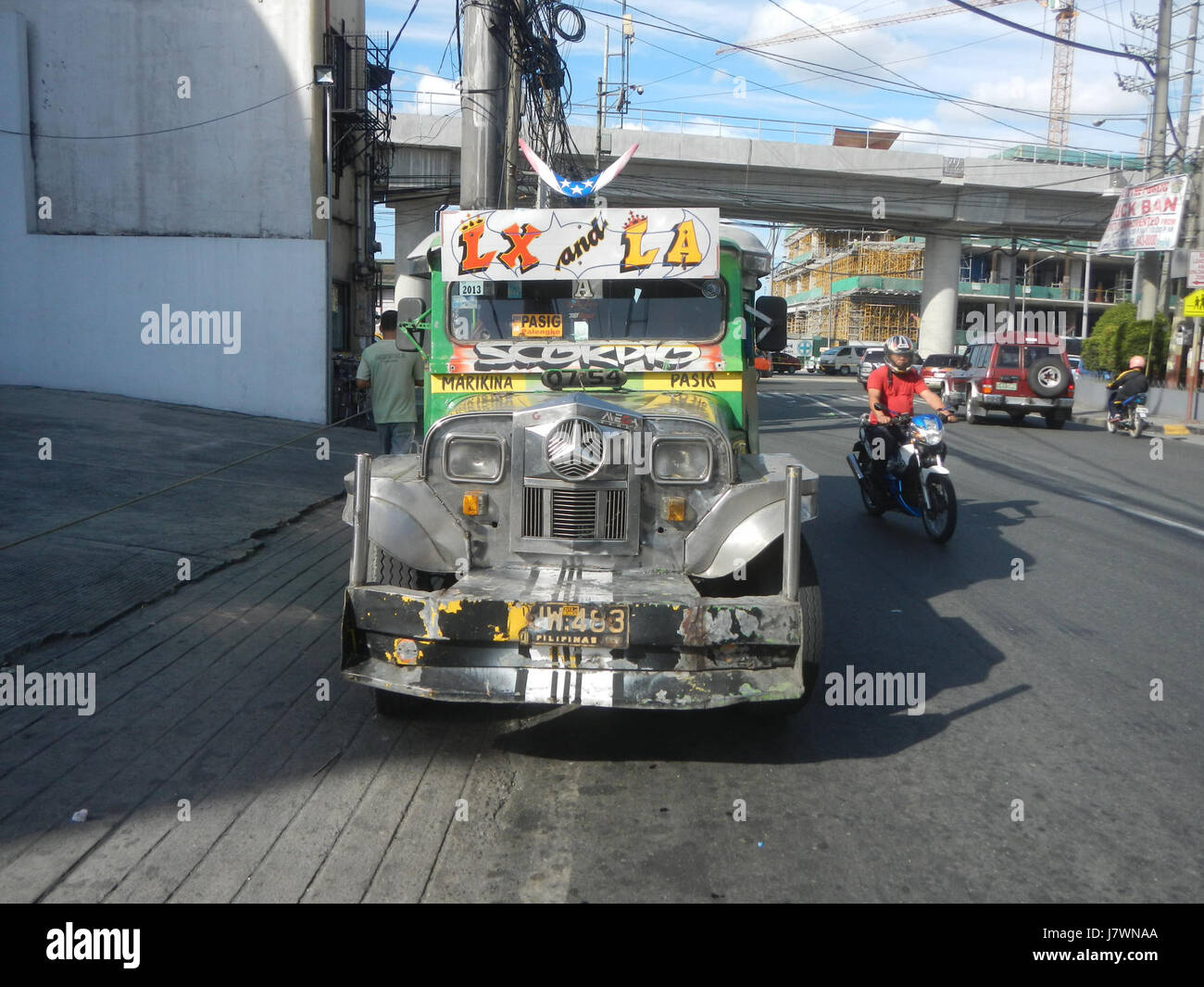 This image shows key streets in Pasig City, including Marcos Highway ...