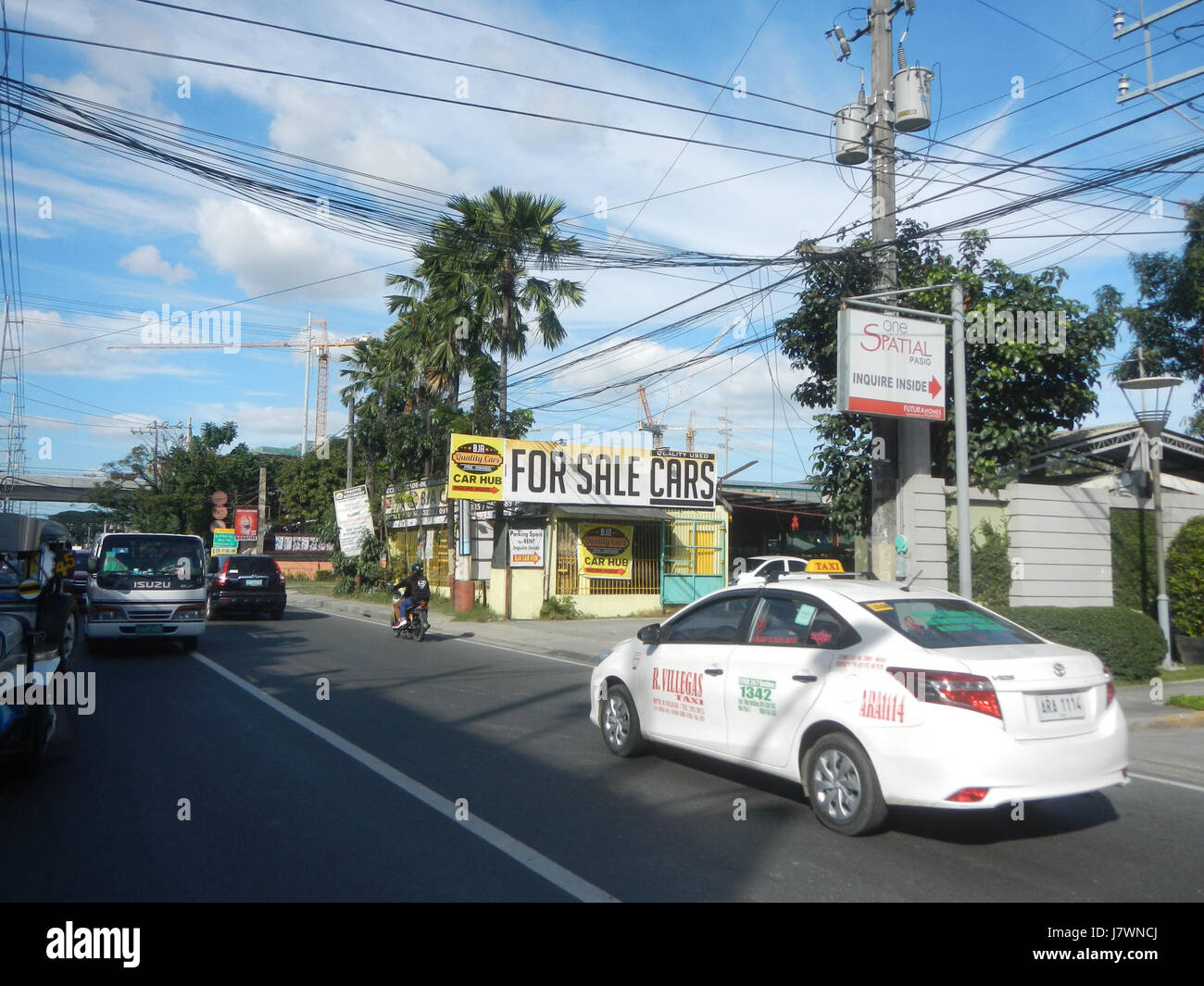 A view of Marcos Highway, Amang Rodriguez Avenue, and surrounding ...