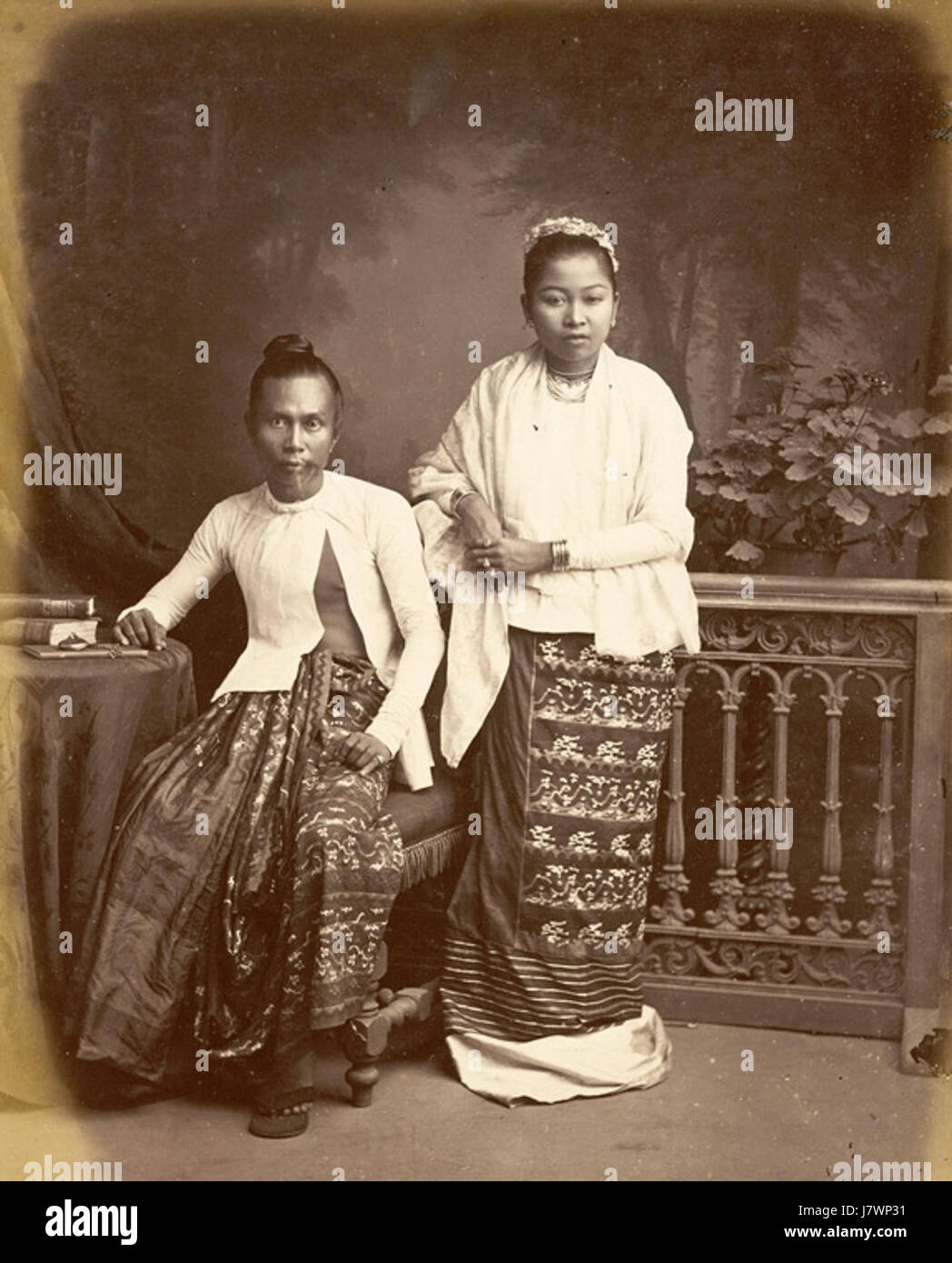 The Burmese man and wife, part of the Gladstone Collection, offers a ...