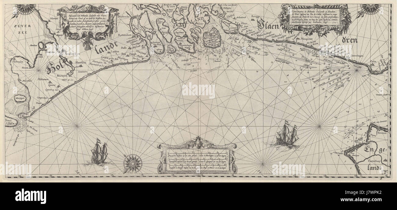 A 1612 map by Blaeu, a famous Dutch cartographer, depicting ...