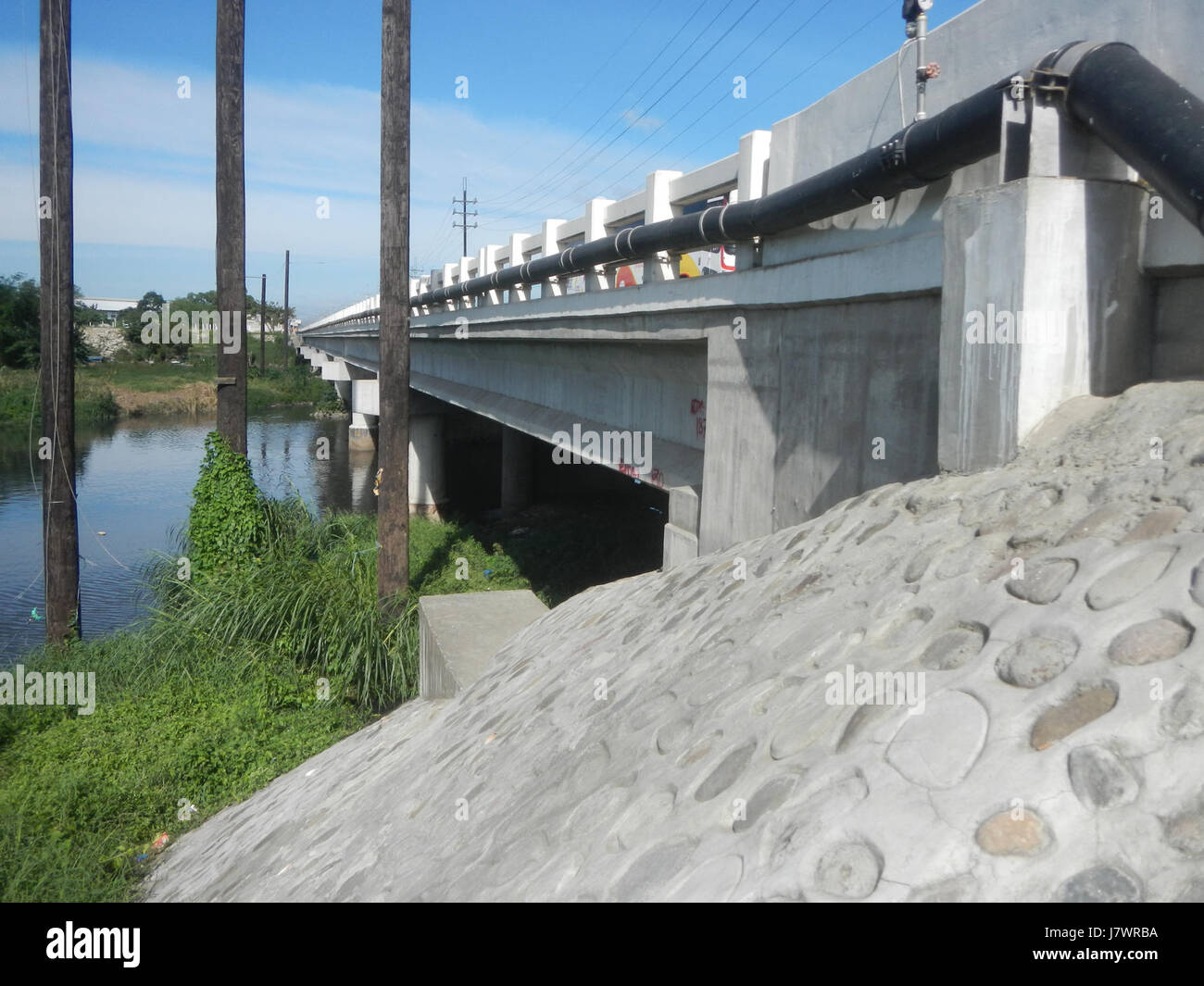 The Santa Maria Bridge, located in Santa Maria, Bulacan, spans the ...