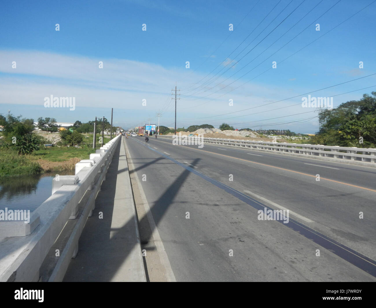 A photograph of the Santa Maria Bulacan Bridge, spanning the Santa ...