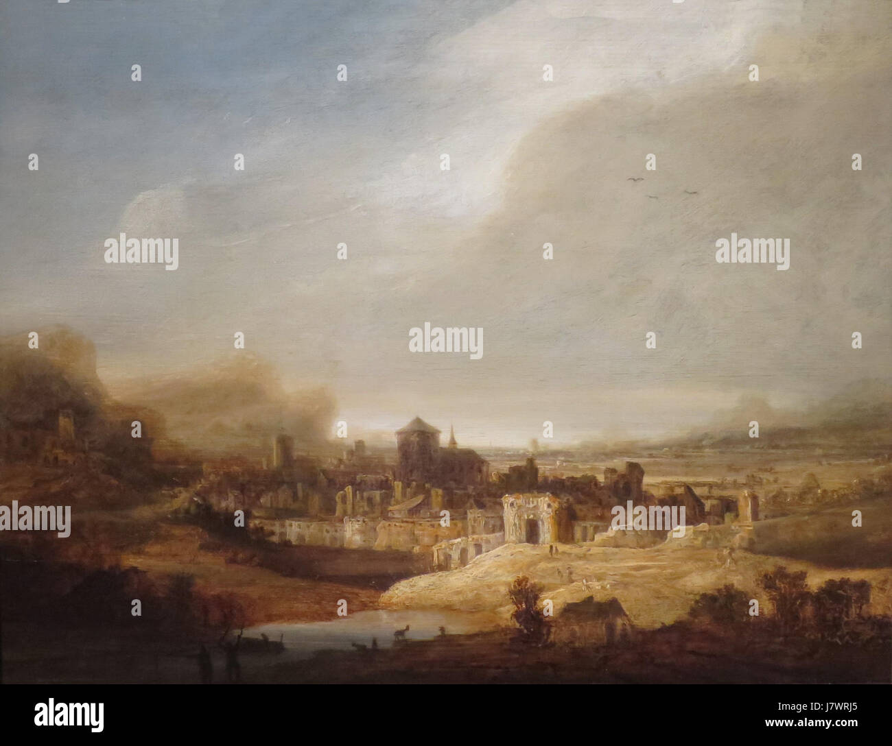 'Panoramic Landscape' by Jan Lievens, 1640, Norton Simon Museum Stock ...