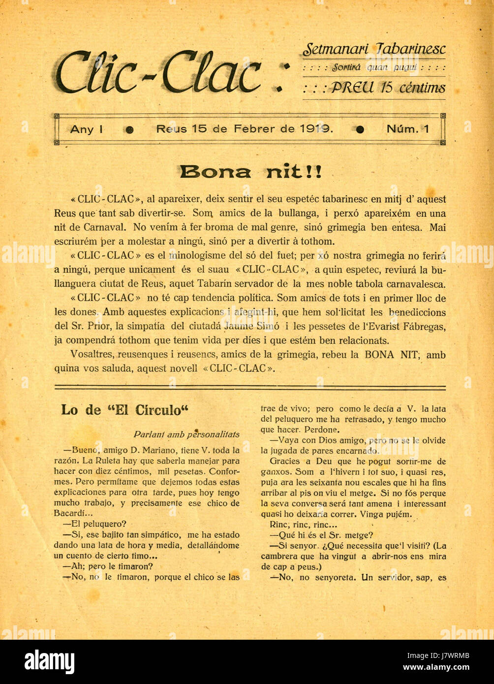 A term or reference, 'Clic clac,' likely related to a mechanism or ...
