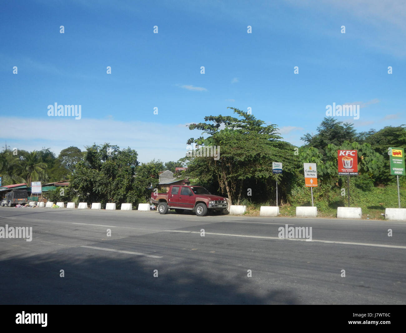 A view of Bridge 7 over the Santa Maria River in Bulacan, along with ...