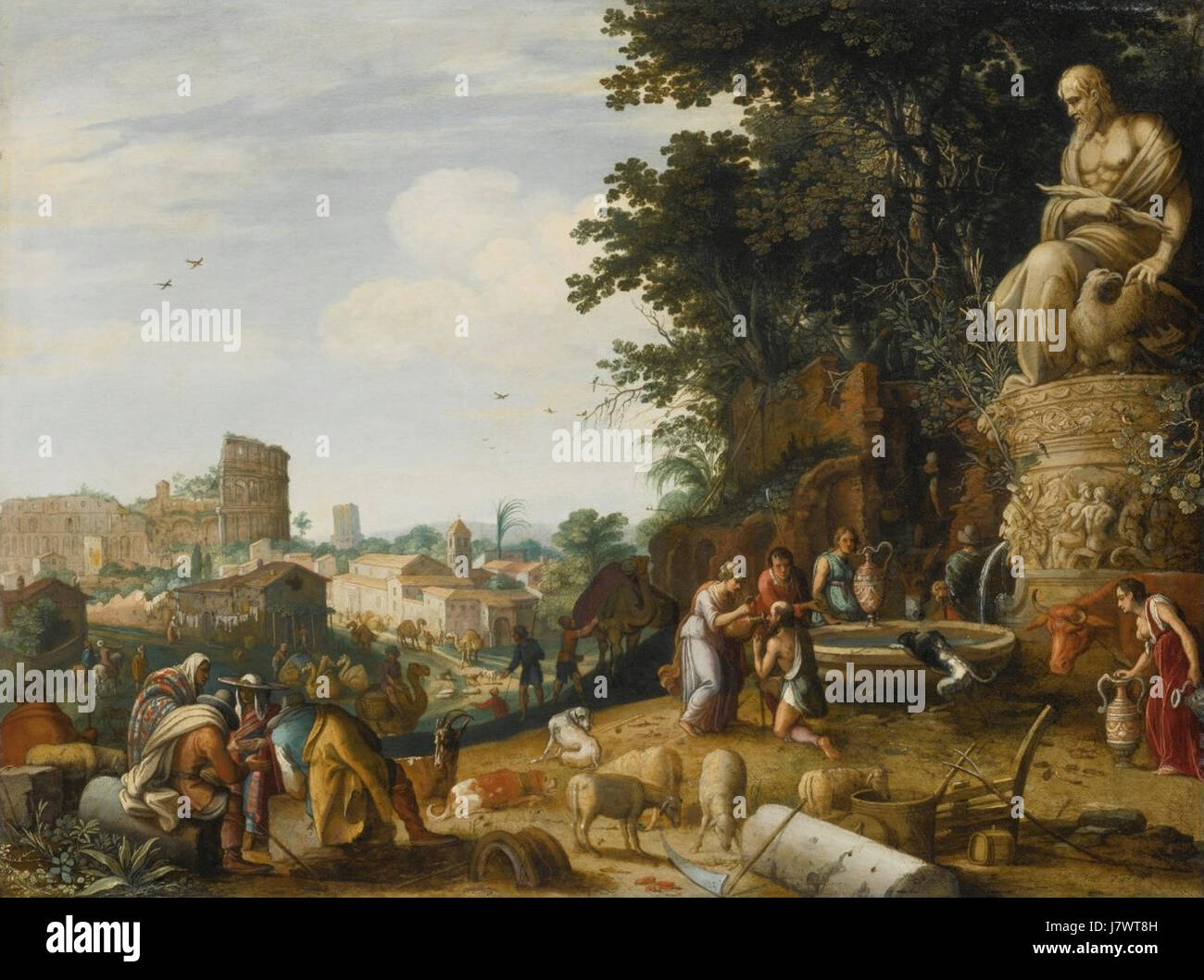 Renaissance Painting Zeus And Leto