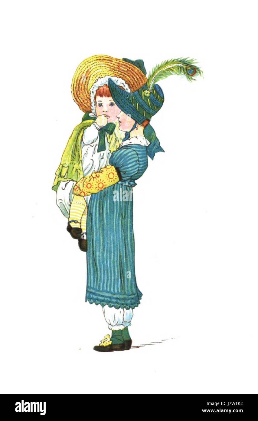 Afternoon Tea 1880 The Little Walk Stock Photo - Alamy