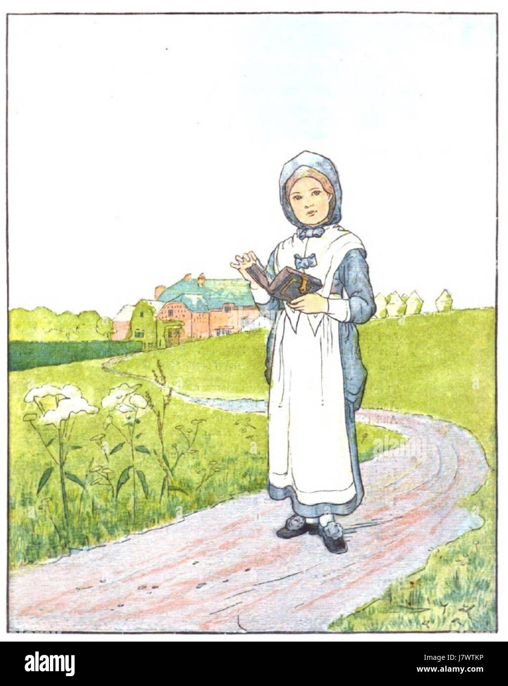 Afternoon Tea 1880, titled 'The Puritan's Daughter', is likely a ...