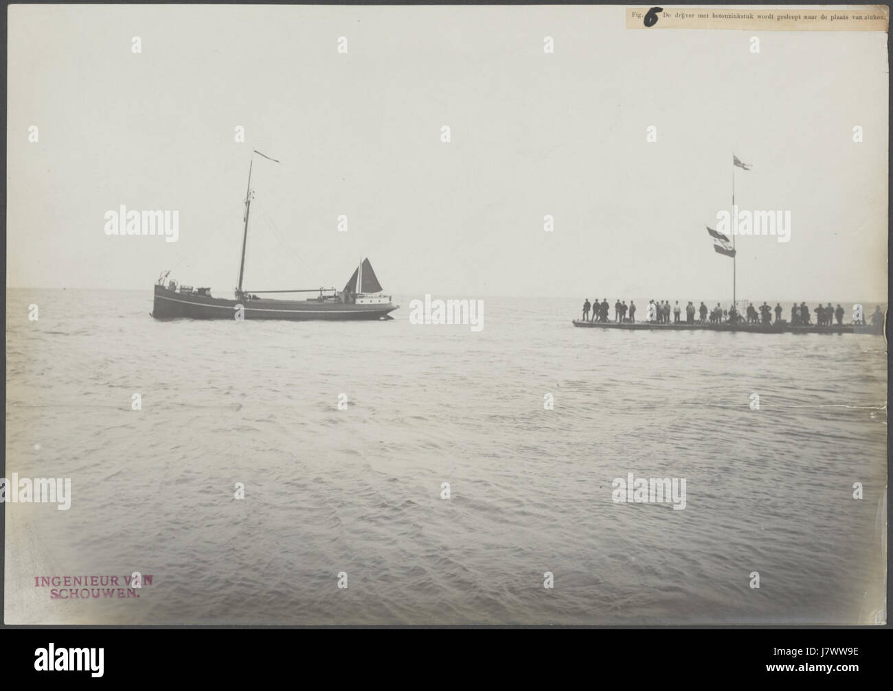 A construction scene depicting a driver with a concrete sinker being ...