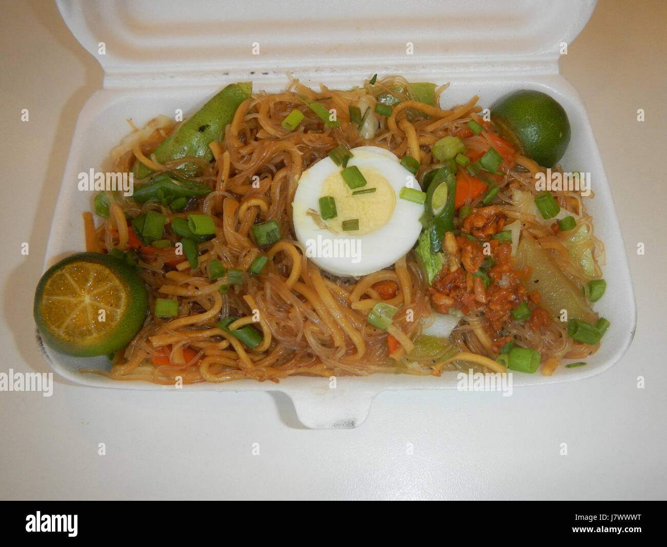 09949cc Cuisine of Bulacan pancit Spaghetti Stock Photo - Alamy