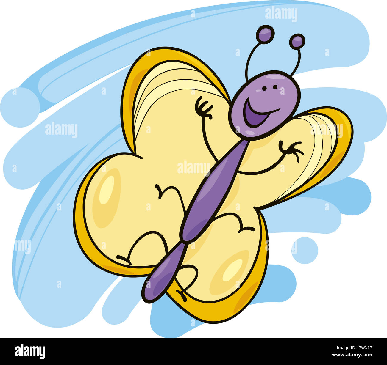 insect butterfly illustration bug cartoon fly flies flys flying comics ...