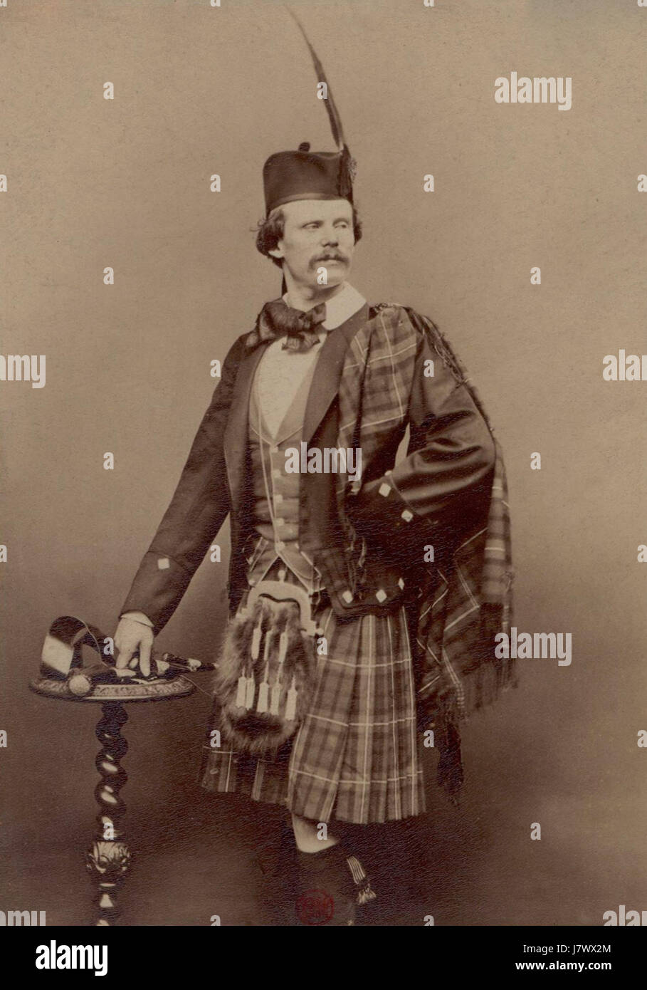 Daniel Dunglas Home by Nadar Stock Photo - Alamy