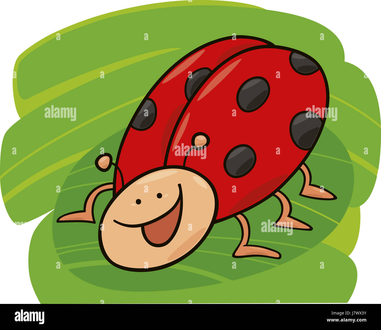 insect illustration funny bug dot cartoon ladybug comics laugh laughs ...