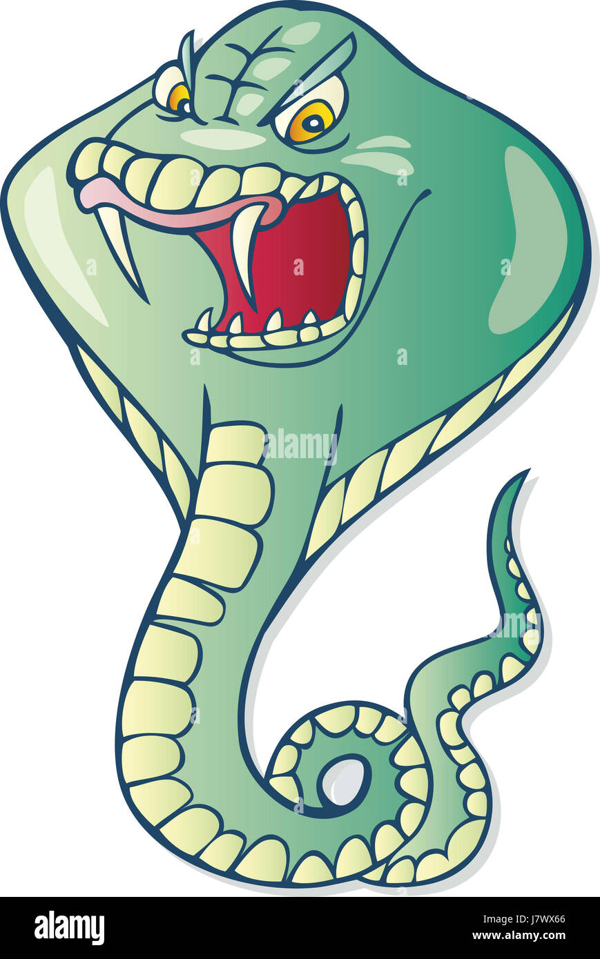 illustration snake poison cobra cartoon venom comics story art isolated ...