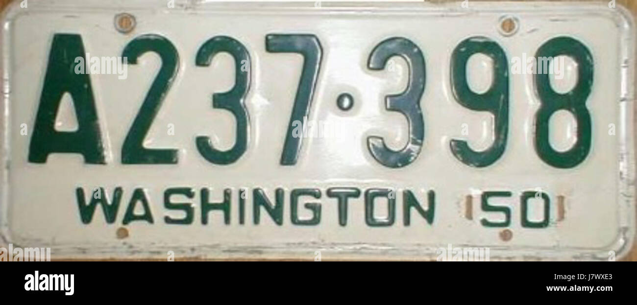 1950s license plates hi-res stock photography and images - Alamy
