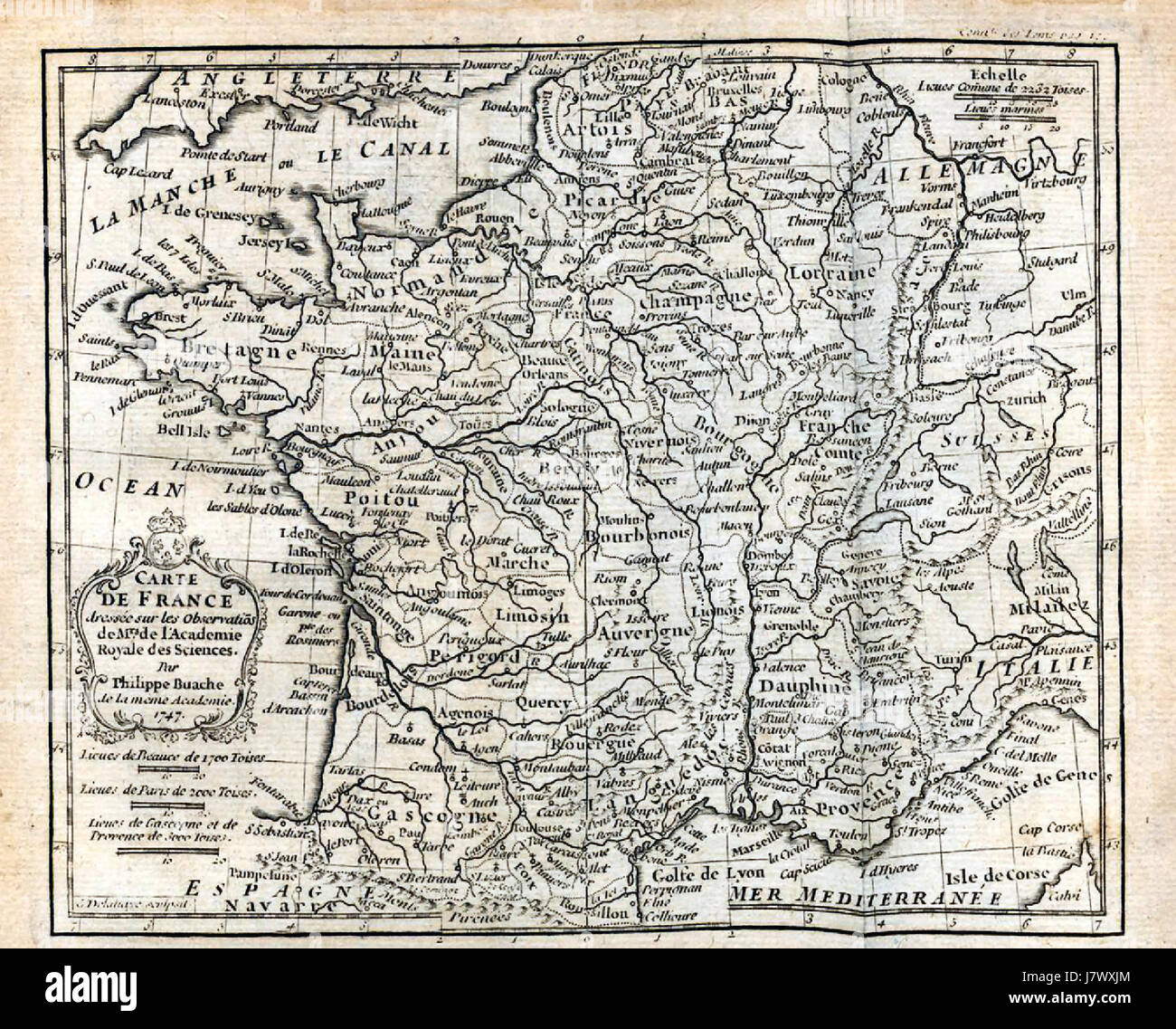 Carte france hi-res stock photography and images - Alamy