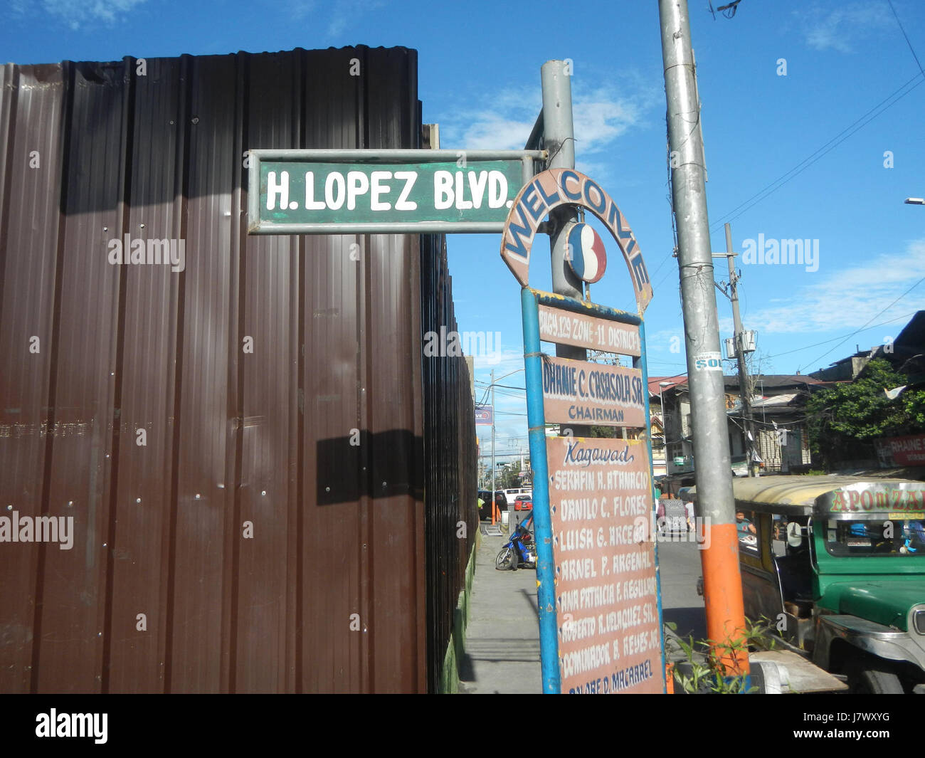 This image captures the area around Station Rodriguez Street, the ...