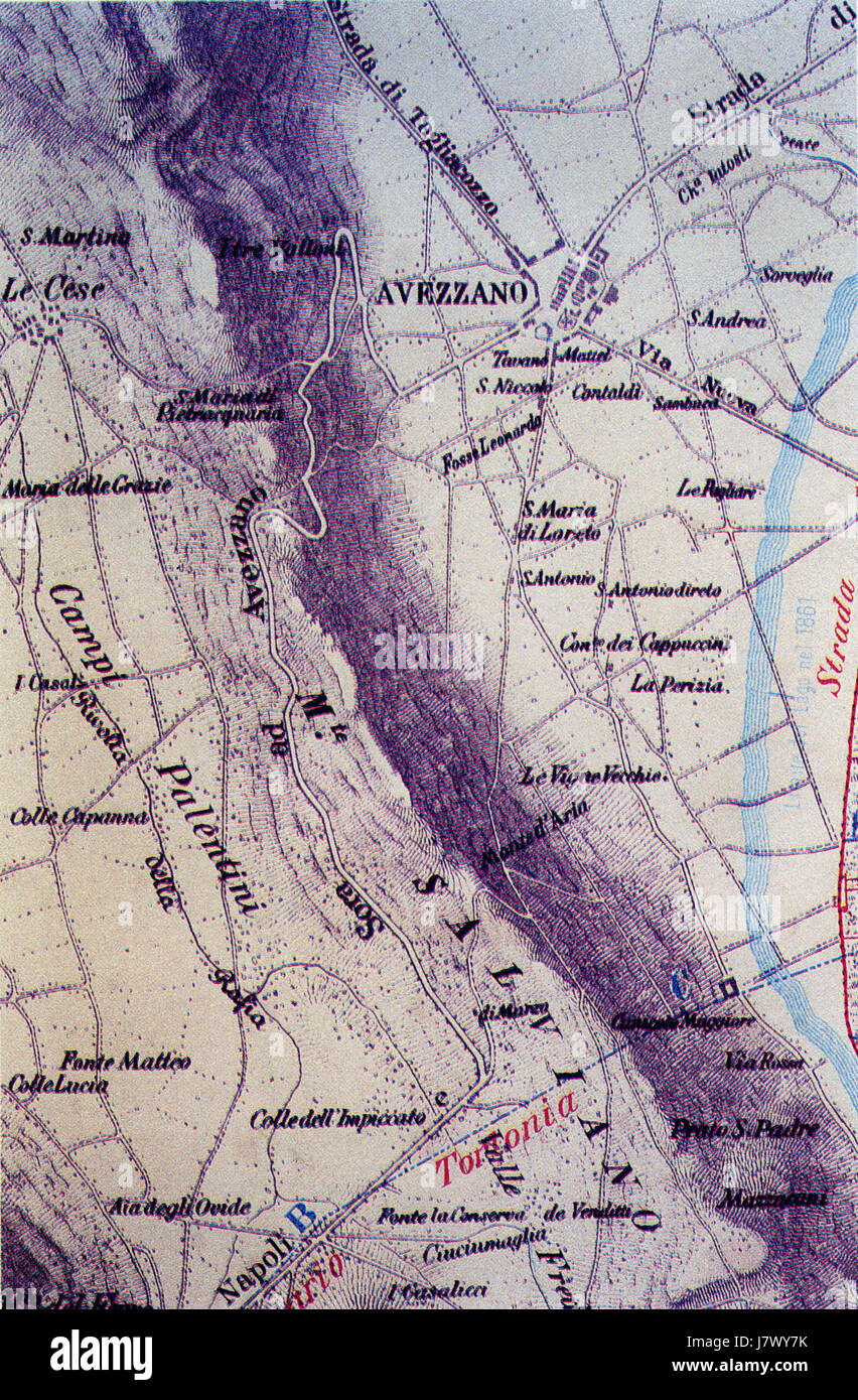 Avezzano rilievo refers to an 1861 relief sculpture or artwork ...