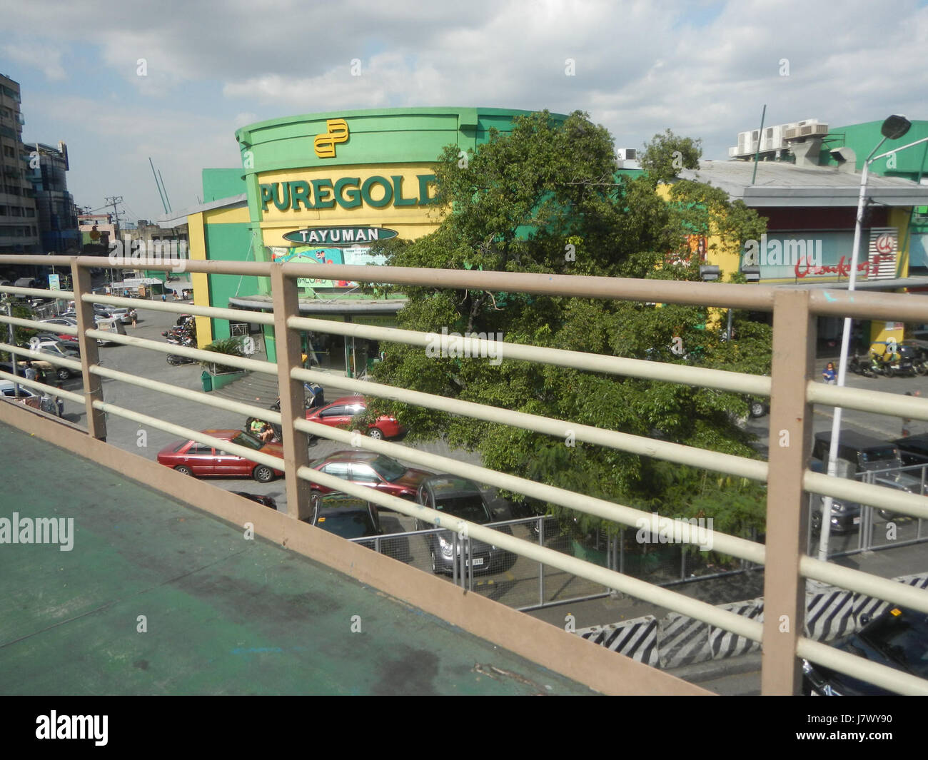This pedestrian footbridge is located in Tondo, Manila, connecting ...