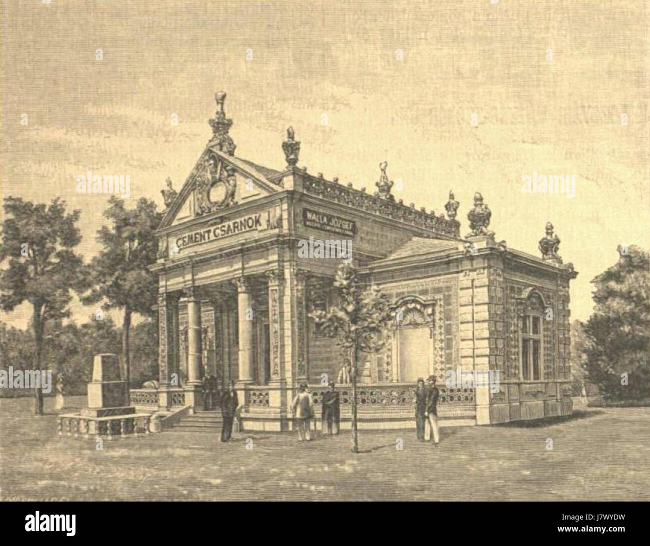 The Cement Pavilion, built in 1896, was an architectural structure ...