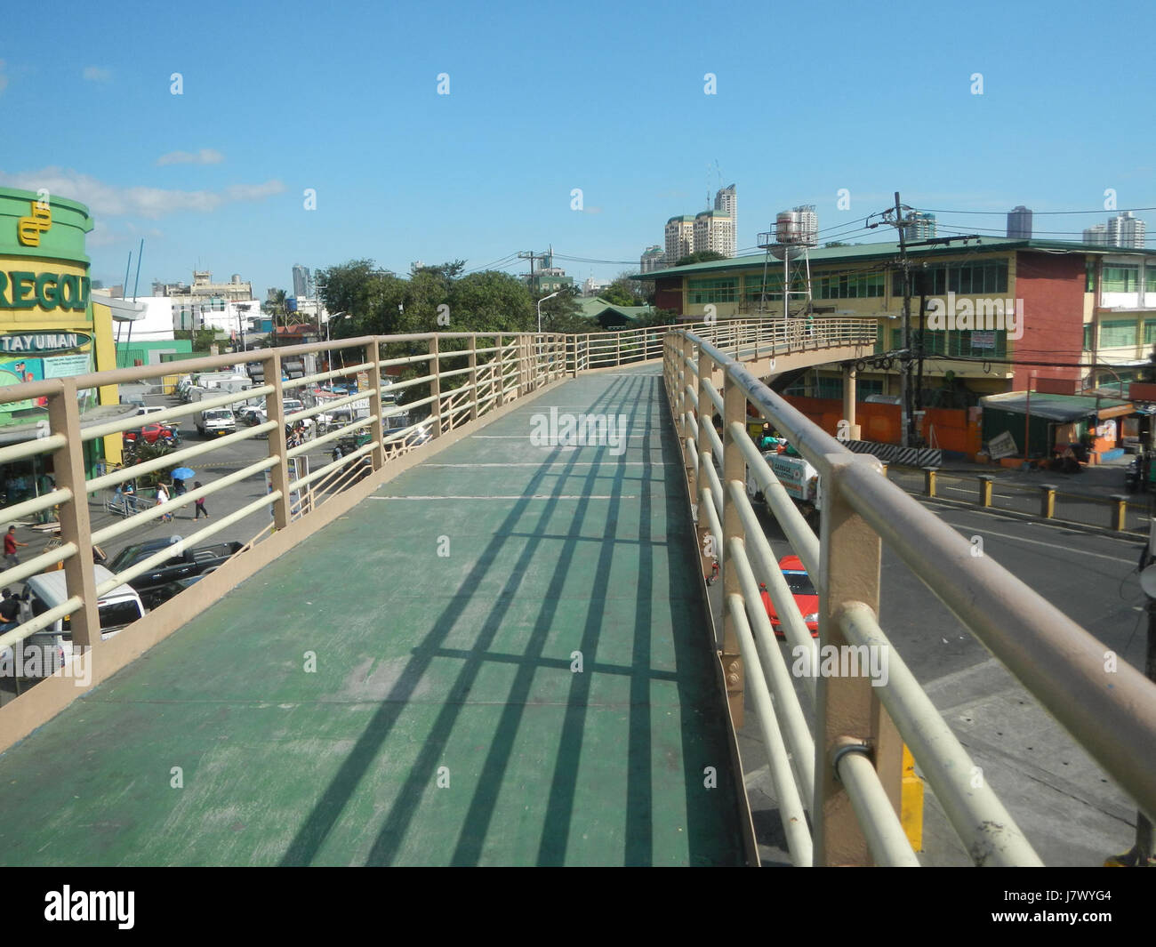 This pedestrian footbridge connects key areas in Tondo, Manila ...