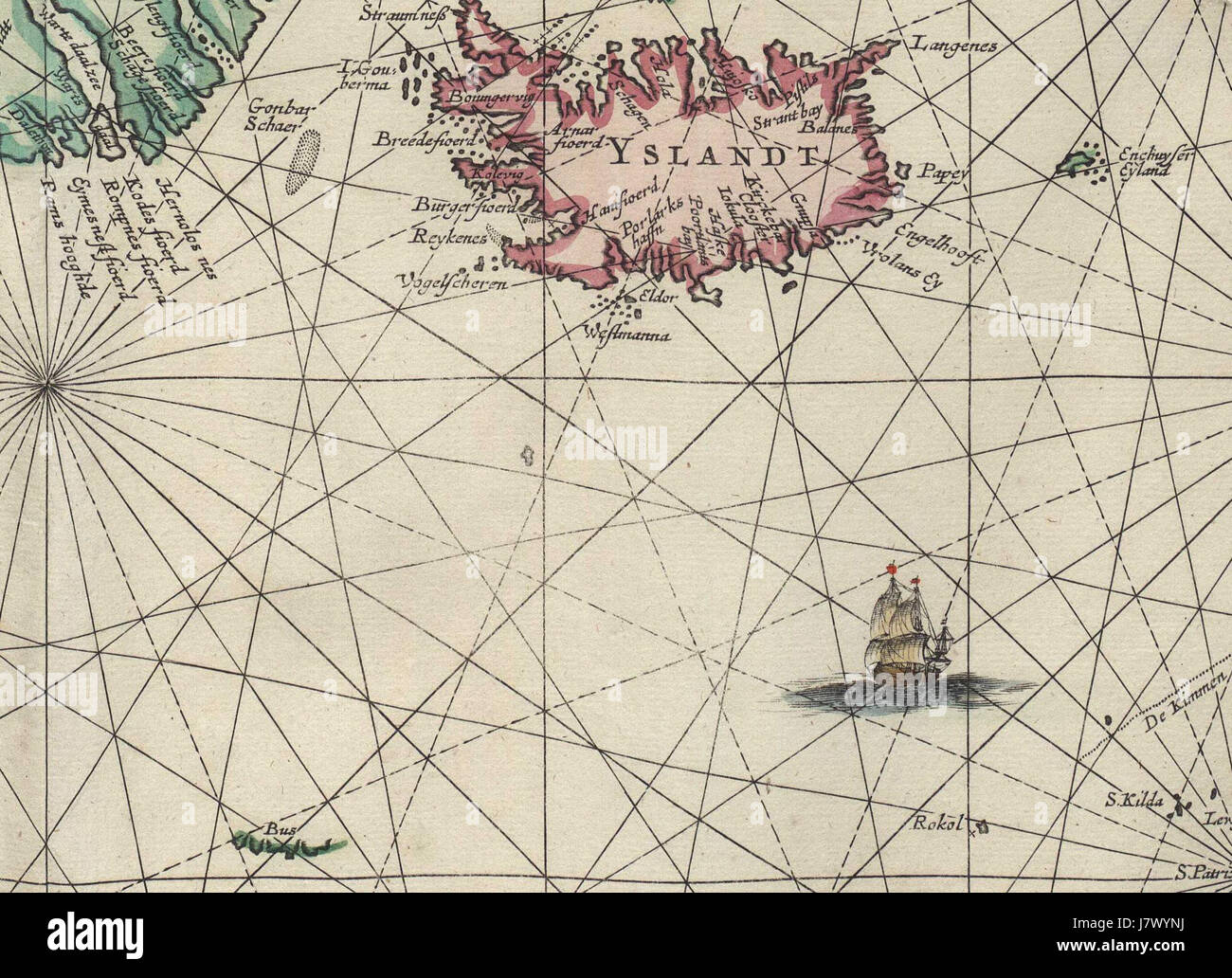 Janssonius map hi-res stock photography and images - Alamy