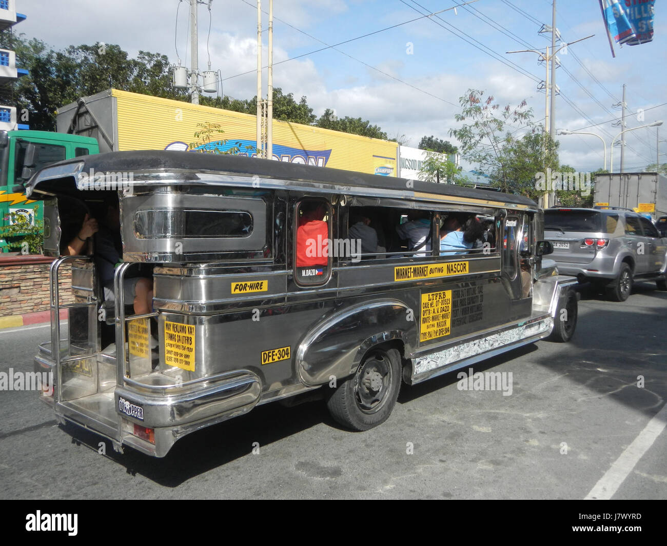 This image shows the J. P. Rizal Extension, a prominent road in Makati ...